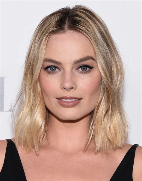 Margot Robbie Blonde Blonde Bob Haircut Margot Robbie Hair Bobs