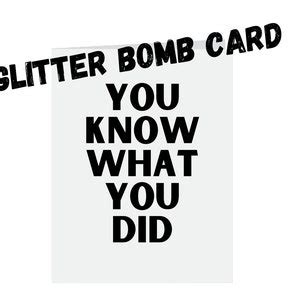 Surprise Glitter Bomb Card Colorful Sparkles for a Fun and Unexpected ...