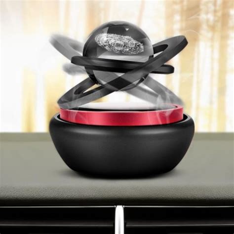 Uniqble 차량용 태양열 자동 회전 대시보드 방향제 디퓨저 향 핫트랙스