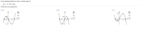 solved use the graphing guidelines to make a complete graph