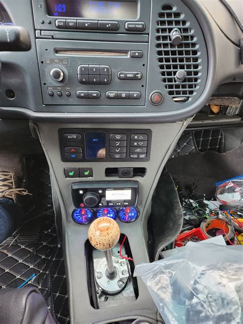 Viggen Interior Improvements Og93 Center Console Reconfiguration And Leather Wrap