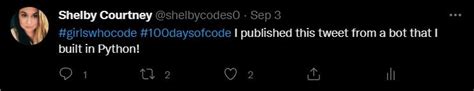 Shelby C On Linkedin 100daysofcode Girlswhocode Python