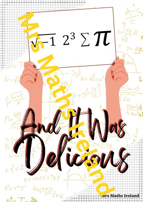 I Ate Some Pie Maths Classroom Poster Mrs Maths Ireland