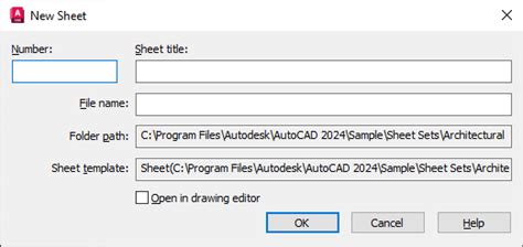 Sheet Set Manager Autocad 2022