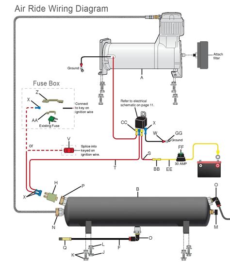 Manual Air Ride Management Kit Wiring Valve Pneumatic Diagrams