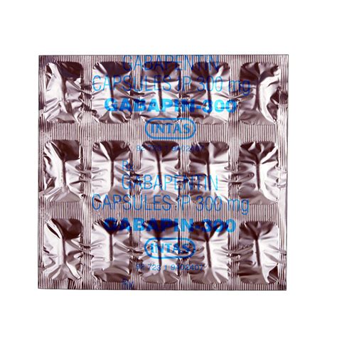 Buy Gabapin 300mg 15 Capsules Online At Best Prices Wellness Forever
