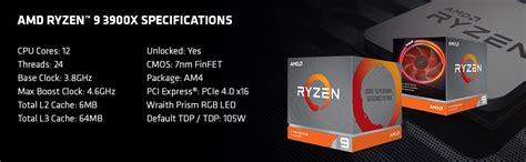 AMD Ryzen 9 3900X Unlocked Desktop Processor: Amazon.sg: Electronics