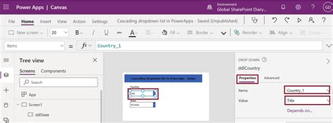 Sharepoint Cascading Dropdown In Powerapps Global Sharepoint
