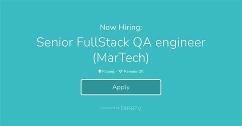 Senior Fullstack Qa Engineer Martech At Social Discovery Group