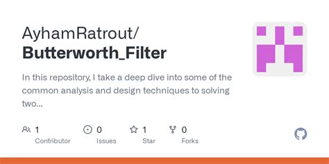 Butterworthfiltermatlabscriptslowpassbutterworthfilterm At Master · Ayhamratrout