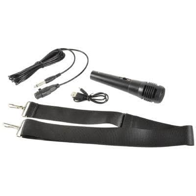 Portable Bluetooth Party Speaker With Karaoke Microphone Qtx From Inta Audio Uk