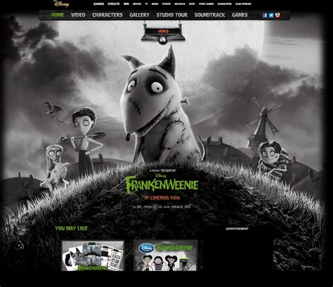 Franken Tim Burton Movie Dog Movies Tim Burton