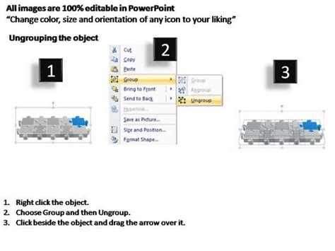 PowerPoint Template Success Puzzle Process Ppt Backgrounds