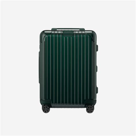 리모와 에센셜 캐빈 폴리카보네이트 수트케이스 그린 글로스 Rimowa Kream