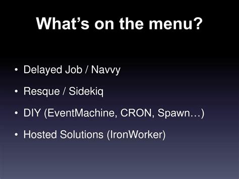PPT Ruby Background Processing Overview Techniques Best Practices And Tools PowerPoint