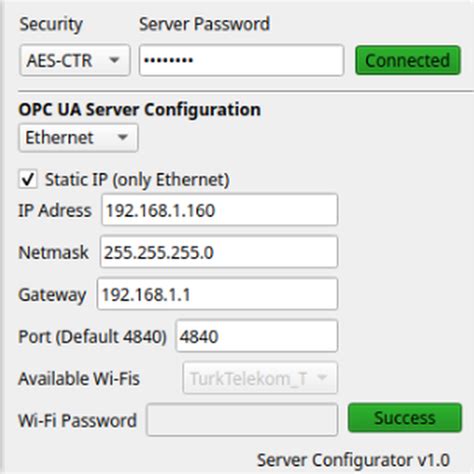 open source opc ua server running on esp32
