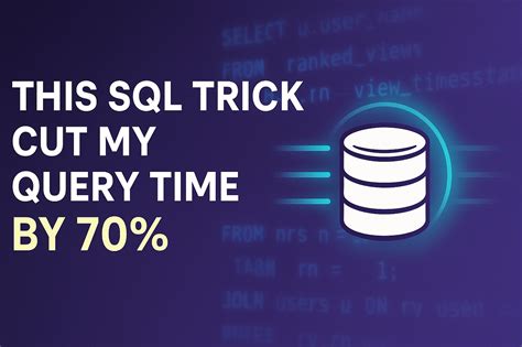Sql Query Optimization Best Practices Art Of Data Engineering