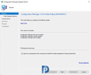 SCCM 1810 Hotfix Rollup KB4486457 Fixes Prajwal Desai