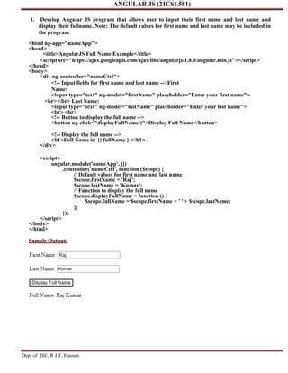 ANGULAR JS LAB MANUAL Final Vtu2021 Sch DOCX