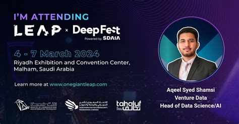 aqeel syed shamsi on linkedin leap and deepfest 2024