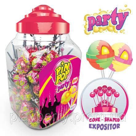 Купить Упаковка Чупа чупс с жвачкой Aldor Pin Pop Party Mix ассорти ...