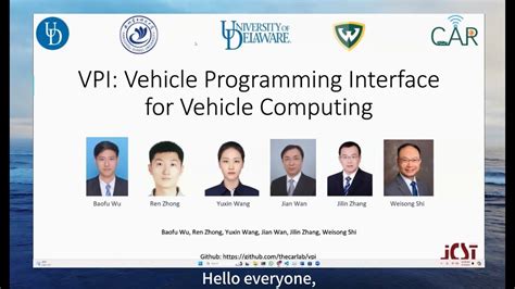 Vpi Vehicle Programming Interface For Vehicle Computing Youtube