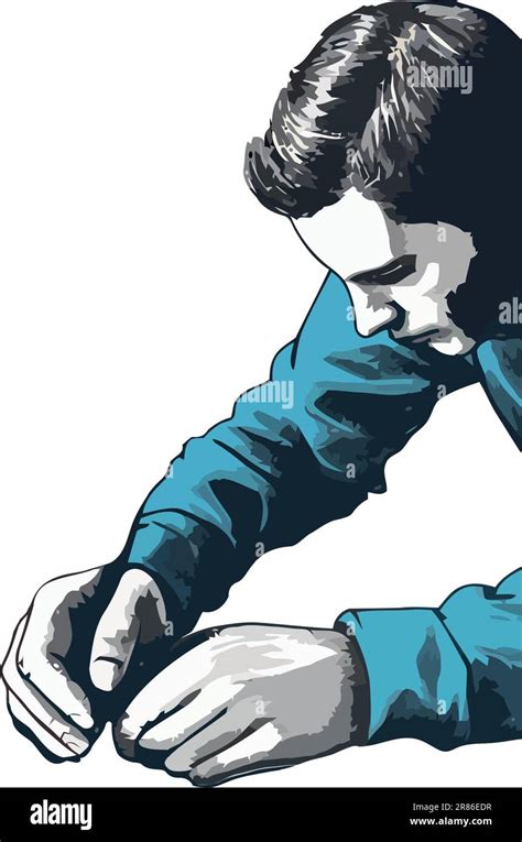 Adult Man Thinking Expression Stock Vector Image And Art Alamy