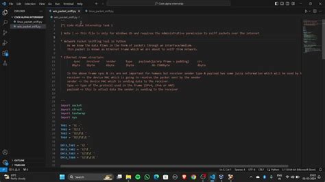 Lokesh Sarode On Linkedin Network Programming Codealphainternship