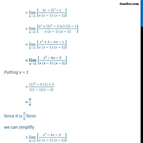 Example 2 Find Limits I Lim X 1 X2 1 X 100 Examples