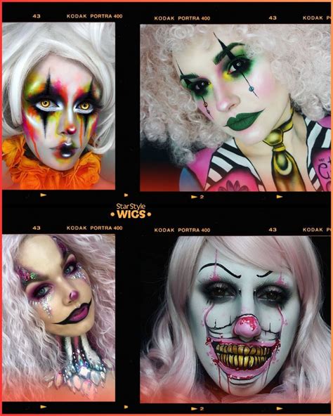 Killer Clown Wigs Star Style Wigs Uk