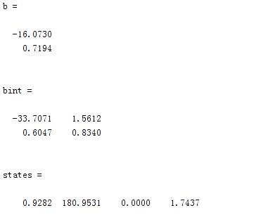 Matlab 回归分析 瓶哥 博客园