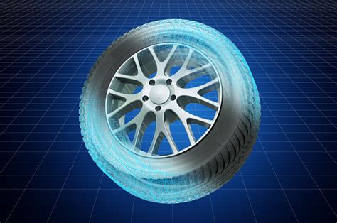 자동차 휠 청사진의 시각화 3d Cad 모델 3d 렌더링 0명에 대한 스톡 사진 및 기타 이미지 0명 3차원 형태 개념 Istock