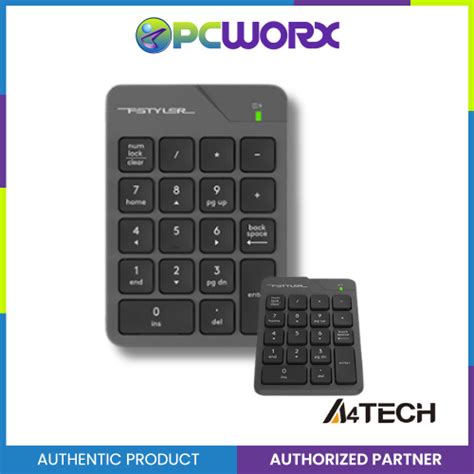 A4tech Fstyler Fgk21c 24g Wireless Numeric Keypad Numpad — Pcworx