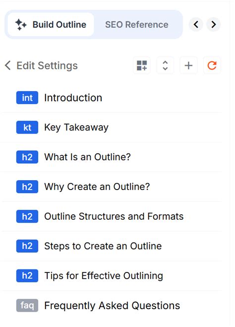 How To Create An Outline Fast