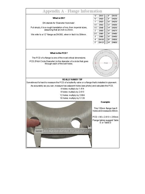 Calculation Of Pcd Of Flange Pdf