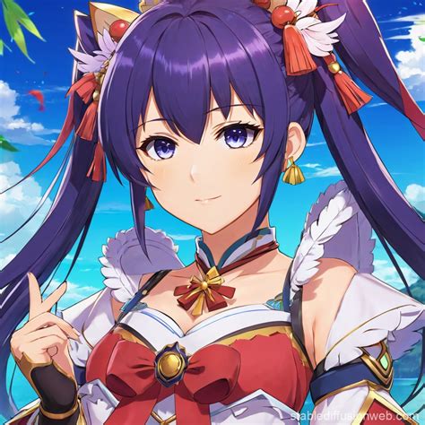 Yae Miko Genshin Impact Fan Art Stable Diffusion Online