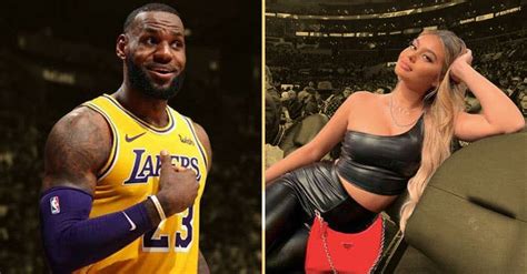 The 24 Year Old Model Linked To Lebron James Finally Speaks Up