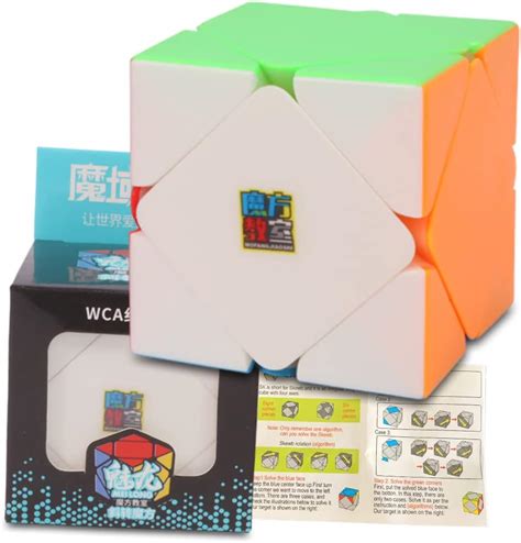 Moyu Mfjs Meilong Skewb Speedcube Wca Twisty Puzzle Cube Toy Solution Pamphlet Fidget Puzzle