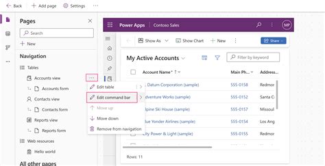 Customize The Command Bar Power Apps Microsoft Learn