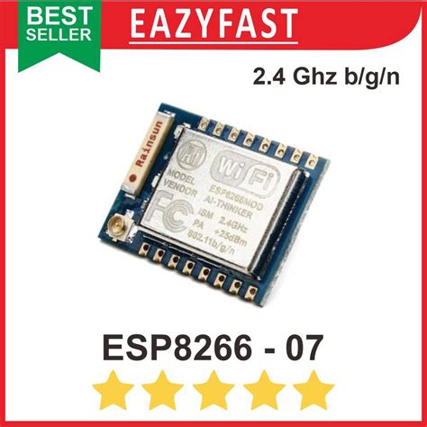 jual esp8266 07 7 chip only module serial wifi wireless internet iot esp shopee indonesia