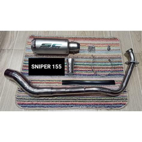 Sniper 155150 Full Exhaust System Shopee Philippines