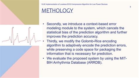 The Vlsi Implementation Of ECG Signal Compression Algorithm PPT