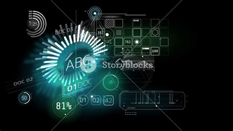 Virtual Array Of Abstract Data Moment Stock Image Sbi 350859860