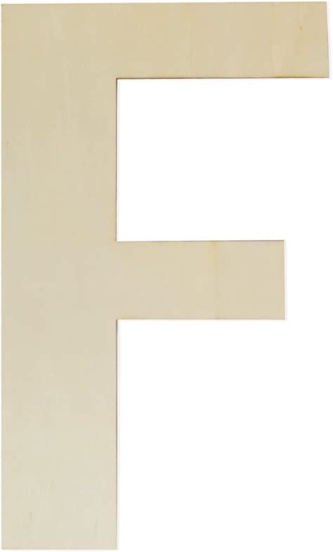 Wooden Letters 12 Inch Big Wooden Letter F Shapes Cutouts