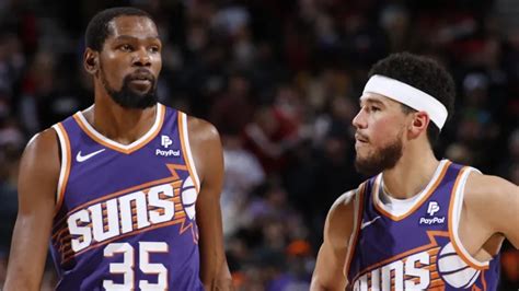 Suns could deal both Kevin Durant, Devin Booker to Western Conference contenders via four-team ...