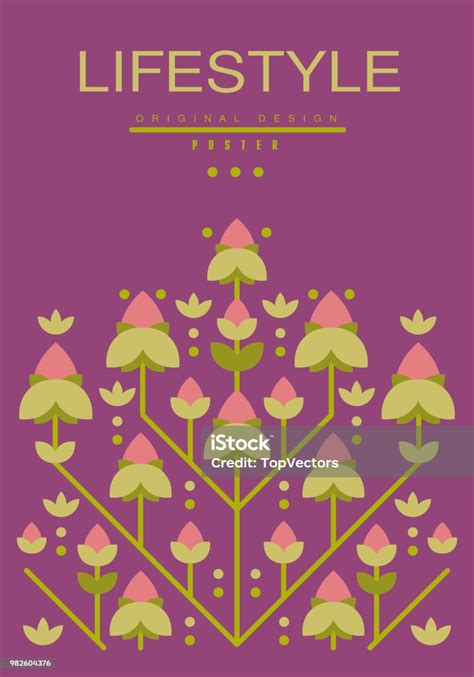라이프 스타일 포스터 원래 디자인 카드 배너 전단지 초대장 브로셔 벡터 일러스트 레이 션 건강 한 라이프 스타일 개념에 대 한 퍼플 컬러로 생태 서식 파일 개념에 대한 스톡