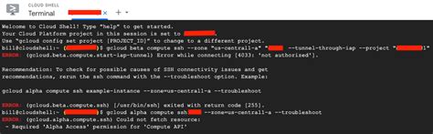 Google Cloud Platform Cannot Ssh Connect Gcp Instance Via Web Stack Overflow