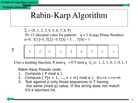 Ppt Module 5 String Matching Algorithms Powerpoint Presentation