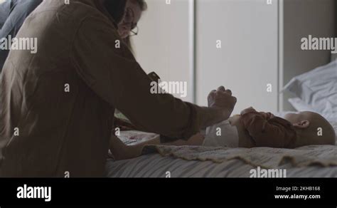 Father Changing Baby Diapers Stock Videos Footage Hd And K Video Clips Alamy