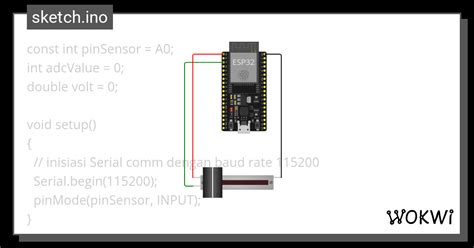 Tutoring Adc Wokwi Esp32 Stm32 Arduino Simulator